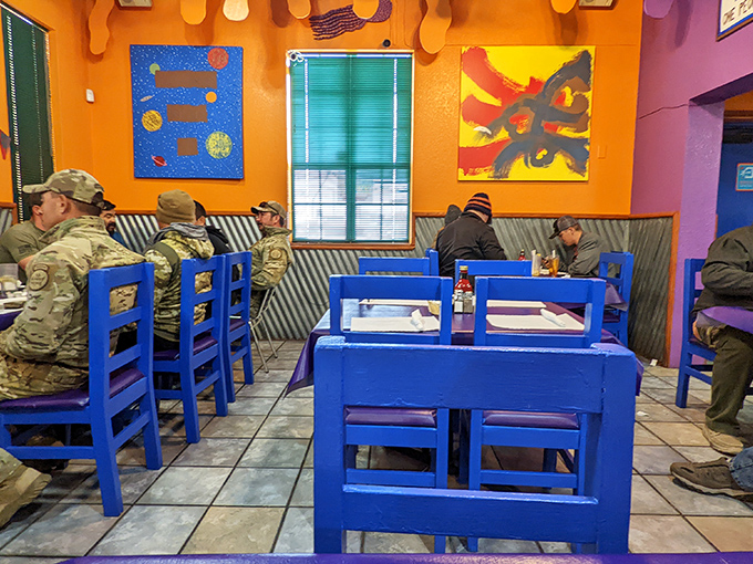 Even service members know where to find authentic New Mexican cuisine&mdash;these tables tell stories of countless memorable meals.