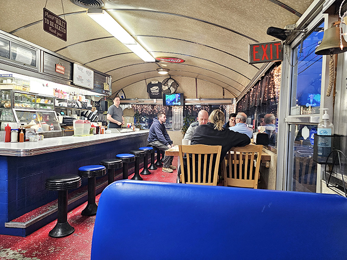 Where strangers become temporary breakfast companions, united by the universal language of good coffee and even better home fries.
