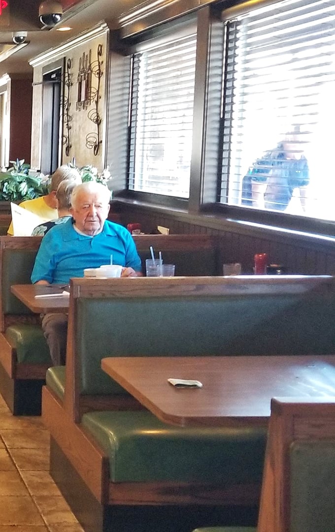 Where regulars become family&mdash;this quiet corner booth has probably heard more town gossip than the local barber shop.