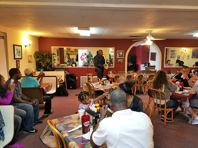 A full house at lunchtime isn't just customers&mdash;it's a congregation of the Church of Smoked Meat, gathering for their daily devotional.