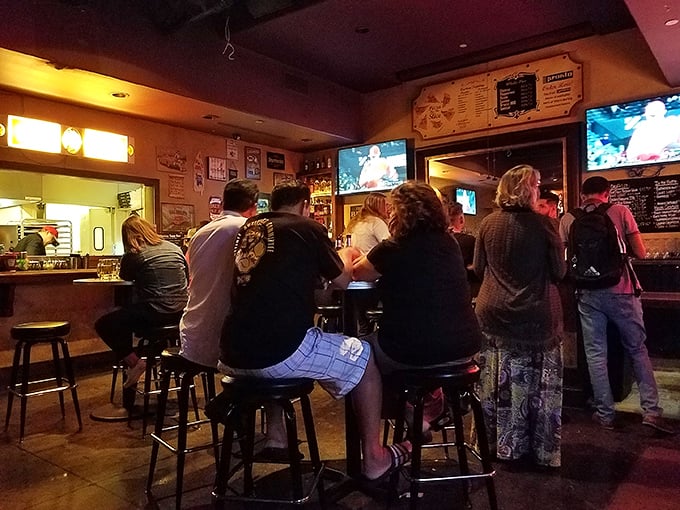 Where locals gather at the counter like it's their second kitchen. No one's checking their watch when the pizza's this good.