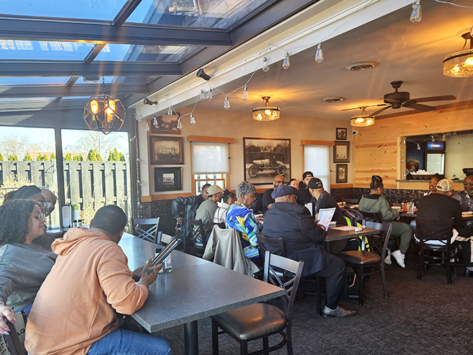 Multi-generational dining at its finest&mdash;where grandparents introduce grandkids to the revolutionary concept of conversation without screens.