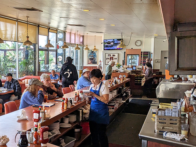 Morning regulars create the heartbeat of Astro, where the coffee is hot, the service is warm, and everyone's story is just as important as what they're ordering.