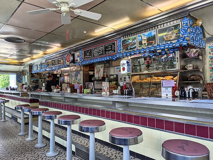 Counter culture at its finest&mdash;where solo diners find community and coffee cups never reach empty. This is democracy in chrome and vinyl.