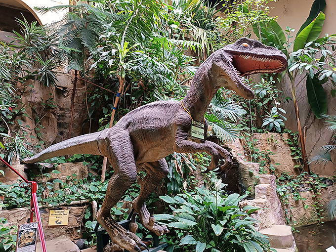 The dinosaur exhibit reminds visitors that Pennsylvania's history goes back much further than the Liberty Bell – to when T-Rex was the state's most intimidating resident.