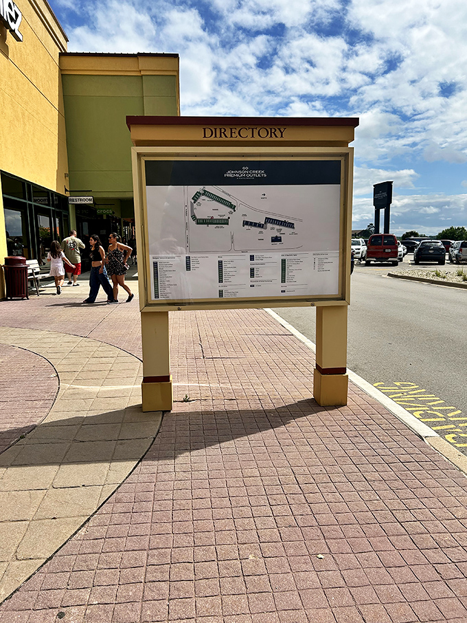 The directory &ndash; a shopping treasure map that separates the amateurs from the professionals who've memorized every store location.