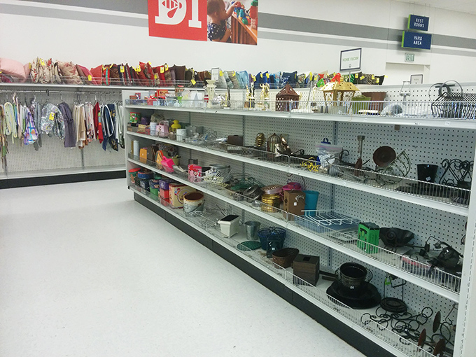 Housewares galore&mdash;where vintage Pyrex patterns tell stories of potlucks past and future dinner parties waiting to happen.