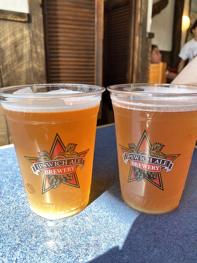 Nothing pairs better with fried seafood than a local brew. These Ipswich Ales are practically required drinking when in clam country.