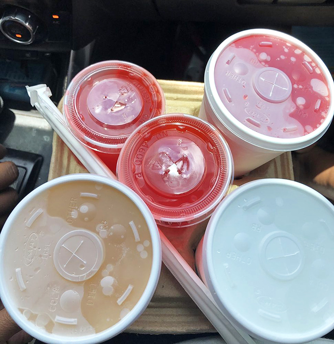 The beverage carrier &ndash; unassuming hero of BBQ feasts everywhere. Those drinks are about to witness some serious eating.