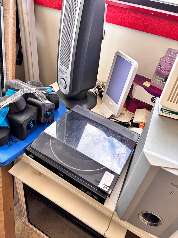 Electronics that once were cutting-edge now huddle together like technological refugees, hoping for one more chance to prove their worth.