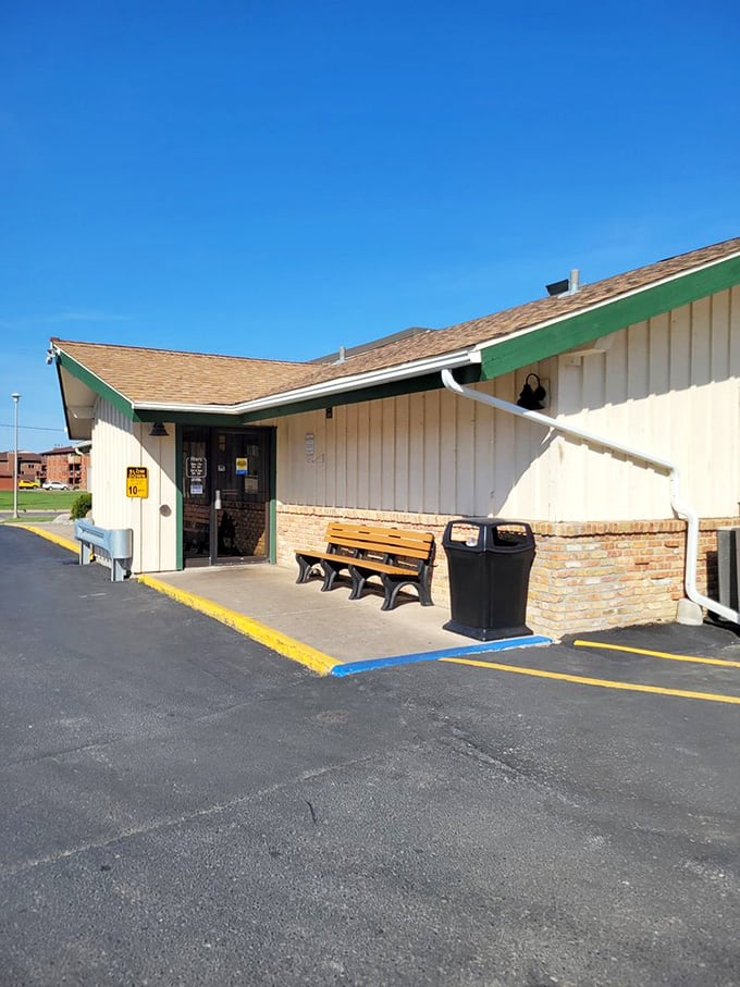 No valet parking or fancy awnings here &ndash; just a humble entrance that promises honest food and zero pretension.