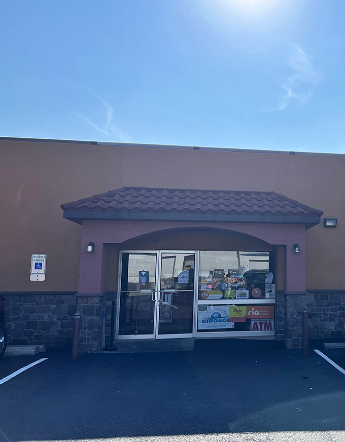 Sunlight streams through the entrance, beckoning hungry travelers like a delicious mirage that actually delivers.