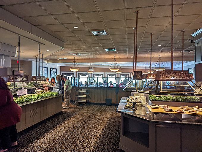 The buffet stations at Miller's operate with the precision of a Swiss watch and the bounty of a Pennsylvania harvest festival.