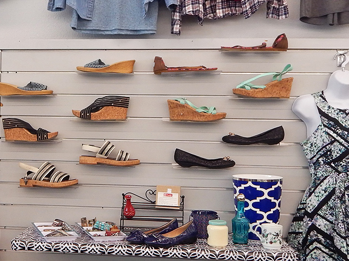 From wedges to flats, this wall display makes finding your perfect pair feel less like hunting.