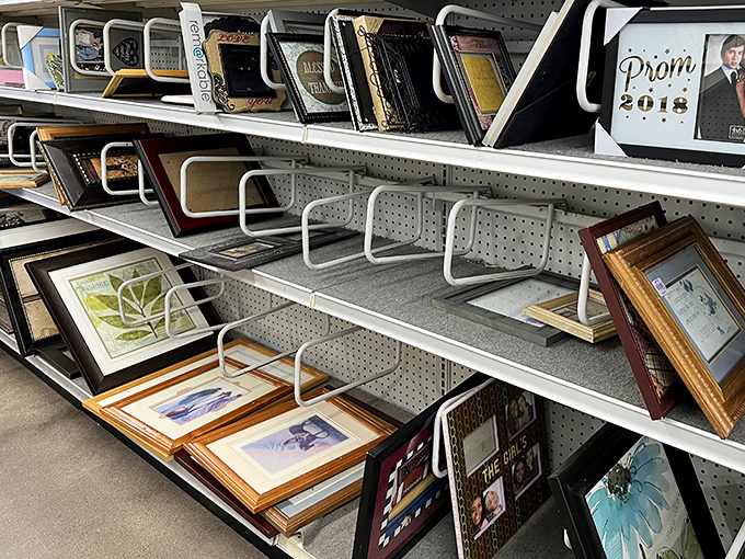 A gallery of forgotten memories and artistic aspirations. Each frame offers a window into someone else's world, ready for your walls.