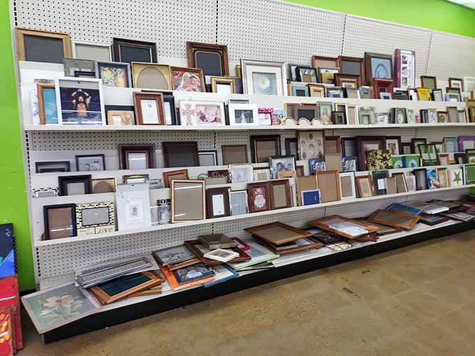 A gallery wall waiting to happen! These frames once showcased someone else's memories and are ready to highlight yours for pennies on the dollar.