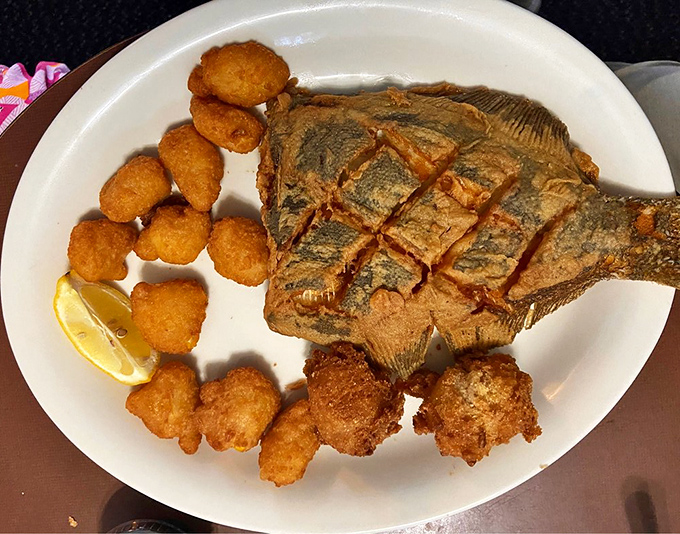 When a whole fish arrives looking this perfectly crisp, you know you've found seafood nirvana &ndash; the kind of dish that silences conversation and demands attention.