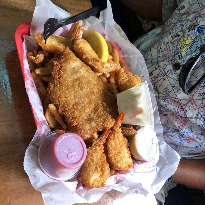 Fried seafood that's so golden and crispy, it makes you wonder why we bother cooking fish any other way.
