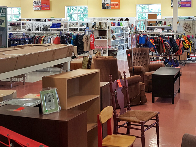 The furniture section: where mid-century meets contemporary meets "what era is that from?" All waiting for a second chance in your living room.