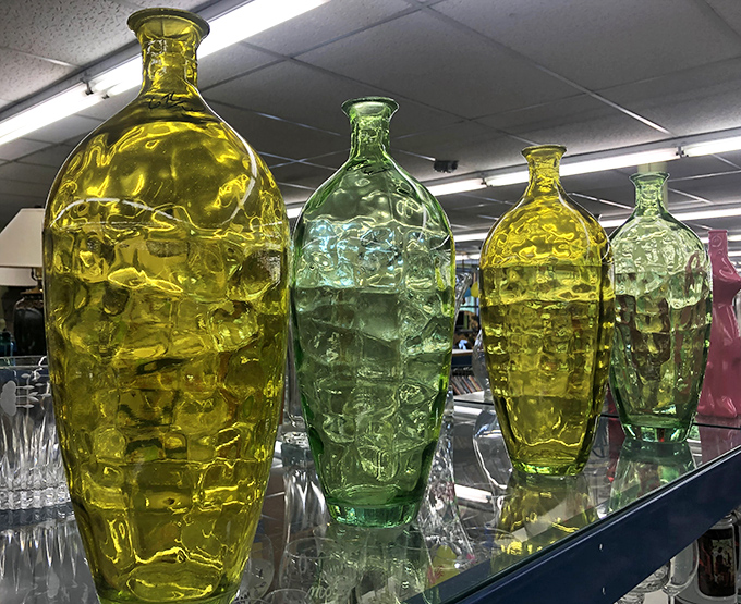 These glass vessels aren't just vases&mdash;they're liquid sunshine and seafoam captured in sculptural form, waiting for their next windowsill. 