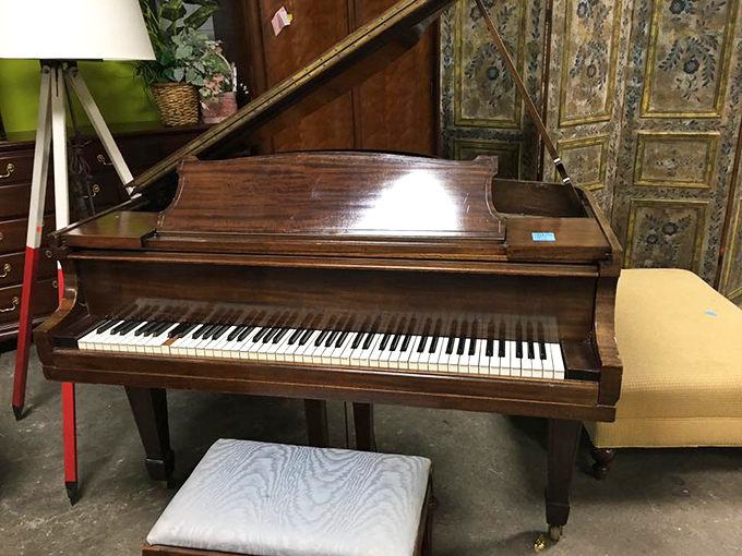 This grand piano isn't just furniture&mdash;it's a musical time machine waiting for someone to bring Chopin back to life in their living room.