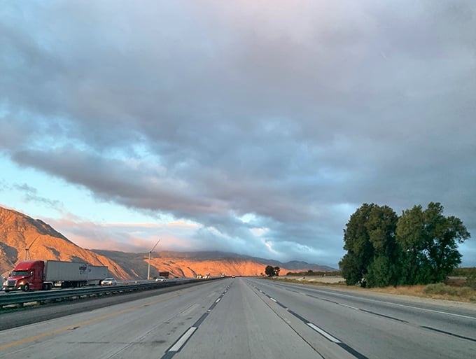 Highway vistas that belong in a road movie&mdash;Ridgecrest's surrounding mountains catch the golden hour light in a way that makes even truckers slow down.