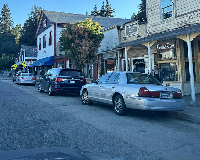 Gina's Gems and neighboring shops offer retail therapy, mountain-style. No big box stores, just small treasures waiting to be discovered.