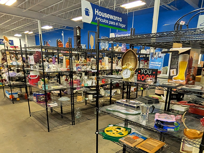 The housewares section resembles a kitchen Olympics, with every gadget and gizmo competing for a spot in your home.