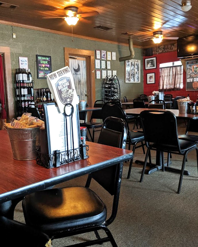 The dining area's unpretentious charm creates the perfect backdrop for memorable meals. Those ceiling fans have witnessed countless celebrations, first dates, and "I can't believe how good this is" moments.