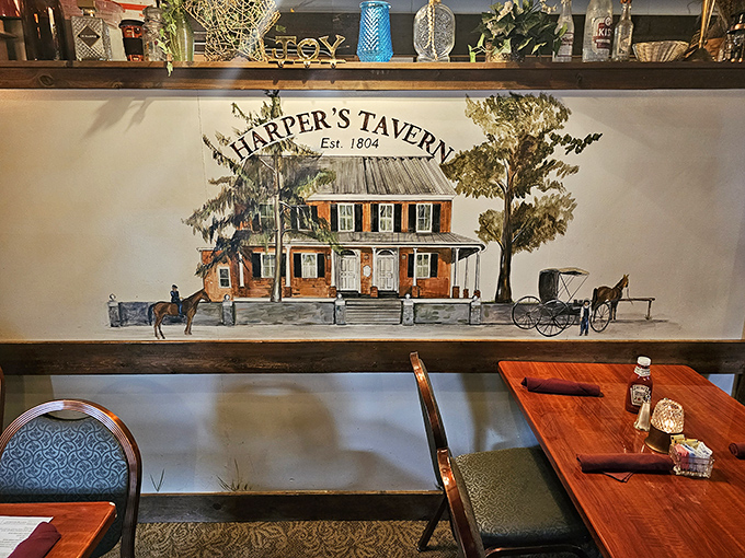 A mural depicting Harper's historic roots reminds diners they're part of a continuing story&mdash;one delicious chapter in Pennsylvania's rich culinary heritage.
