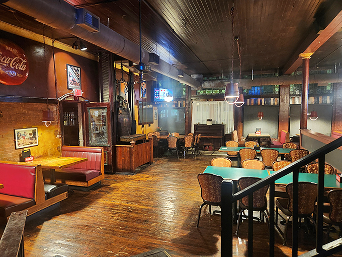 Another angle of the inviting interior where countless celebrations, first dates, and "just because" meals have created a tapestry of local memories.