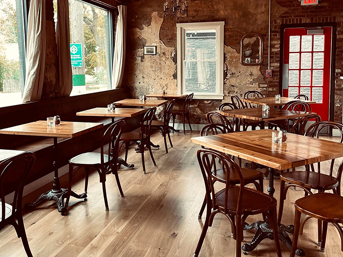 Bentwood chairs and wooden tables create that perfect neighborhood vibe&mdash;casual enough for Tuesday night, special enough for celebrating life's little victories.