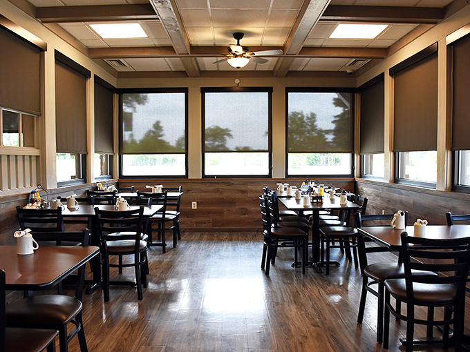 Clean lines, warm wood, and natural light create the perfect canvas for memorable meals. No designer needed when comfort is the priority.