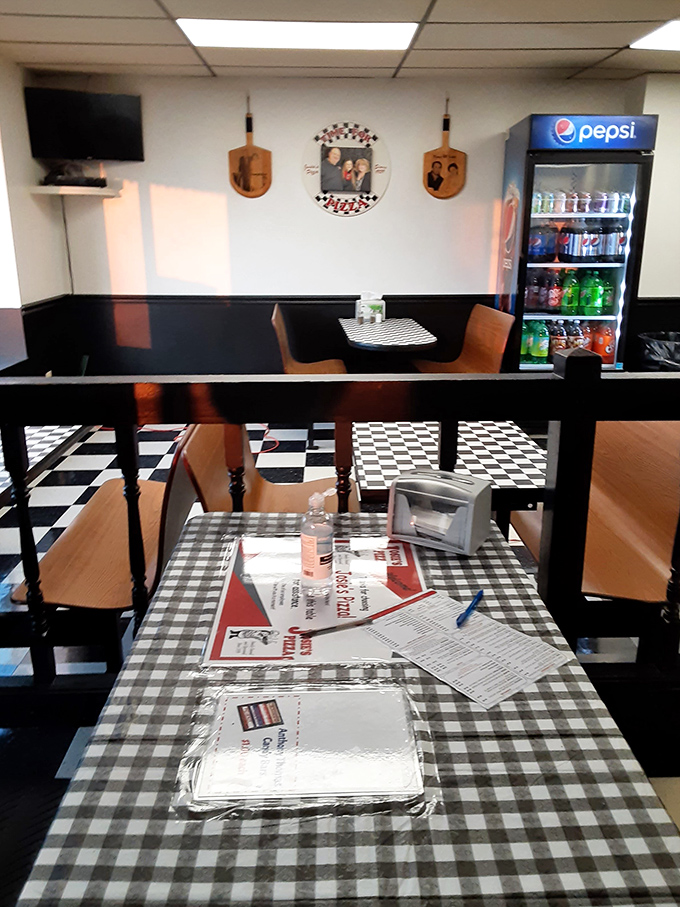 Classic checkered tablecloths and booth seating&mdash;the universal signal that you're about to eat something honest and delicious without any foodie pretension.