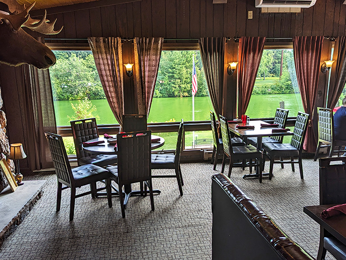 Another angle reveals the supper club's commitment to making every seat the best seat.