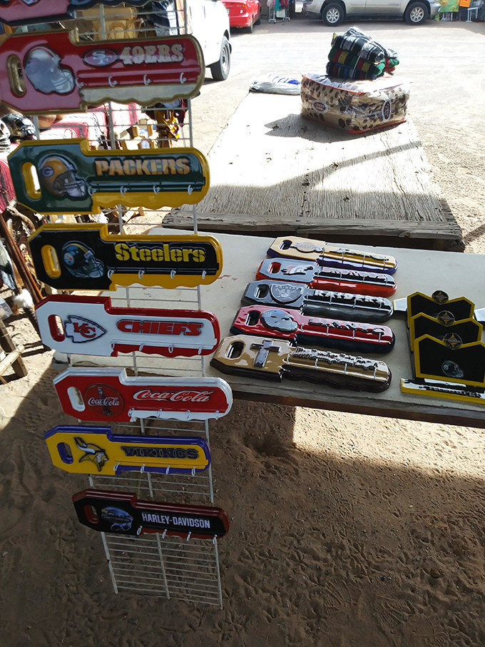 Sports team key holders that let you unlock your door while simultaneously announcing your questionable loyalty to perennially disappointing franchises.