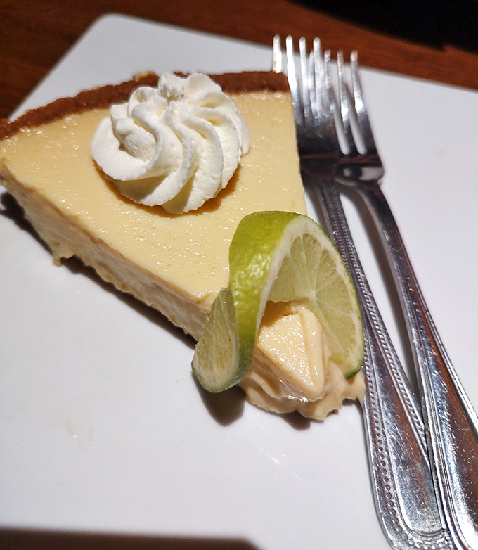 This key lime pie strikes the perfect balance between tart and sweet &ndash; like finding the last parking spot at the national park entrance.