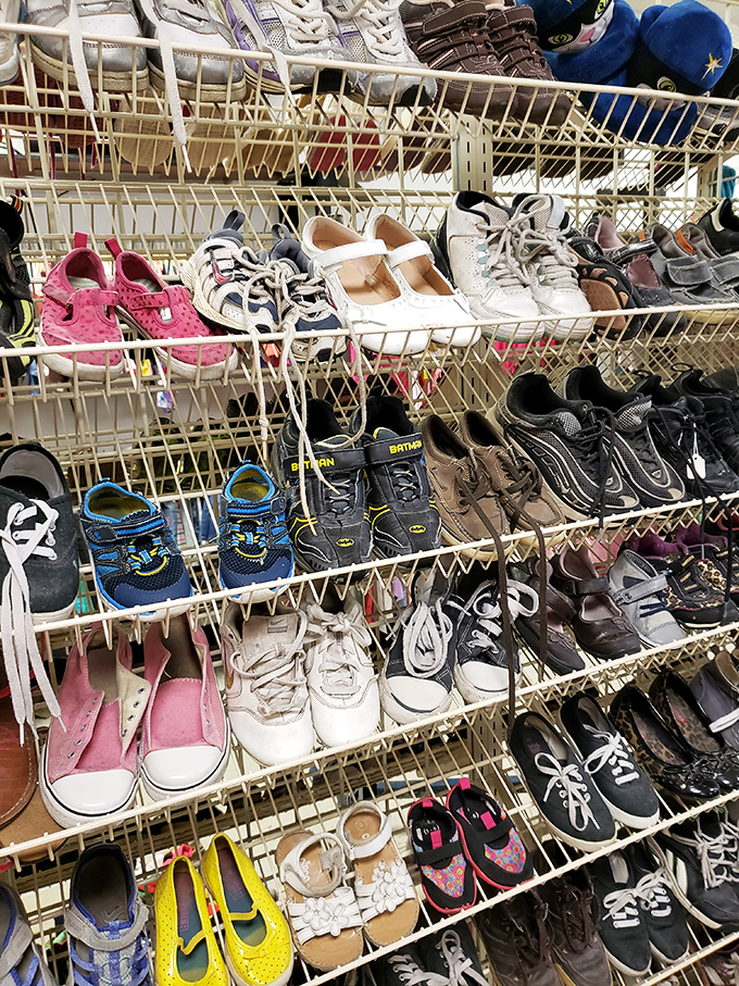 A shoe collection that Imelda Marcos would approve of—paired, organized, and priced so low you'll want to do a little dance in them.