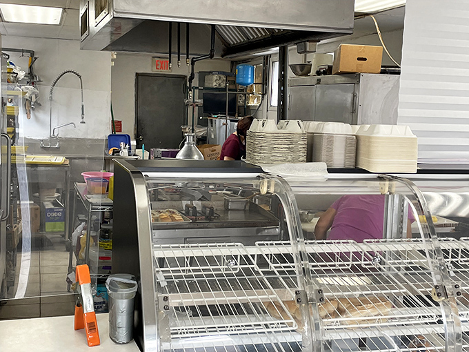 Where the magic happens&mdash;a glimpse into the kitchen sanctuary where ordinary dough transforms into extraordinary donuts.