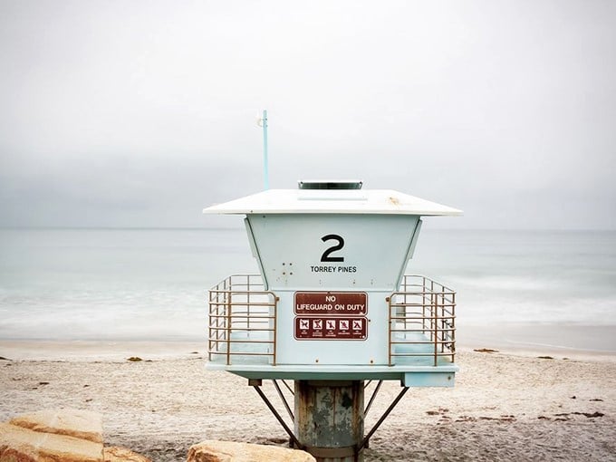 Lifeguard Station #2: where beach safety meets coastal chic in a structure that's seen more drama than a season of Baywatch.