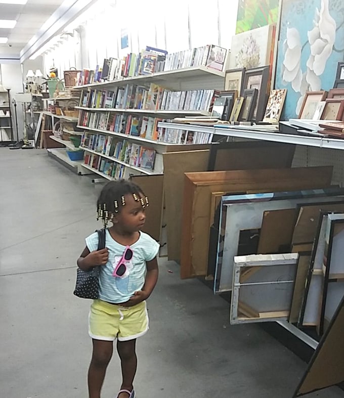 Young treasure hunters learn early that the best finds require patience, a keen eye, and occasionally, pink sunglasses perched atop your head.