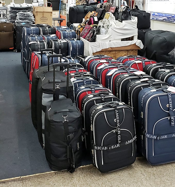 Luggage that's seen fewer miles than your car but is ready for adventure. Travel companions waiting to help you escape the ordinary.