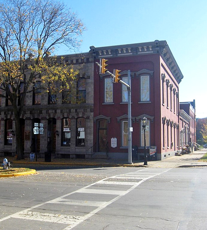Historic buildings stand shoulder to shoulder along Main Street, like old friends who've weathered a century of stories together.