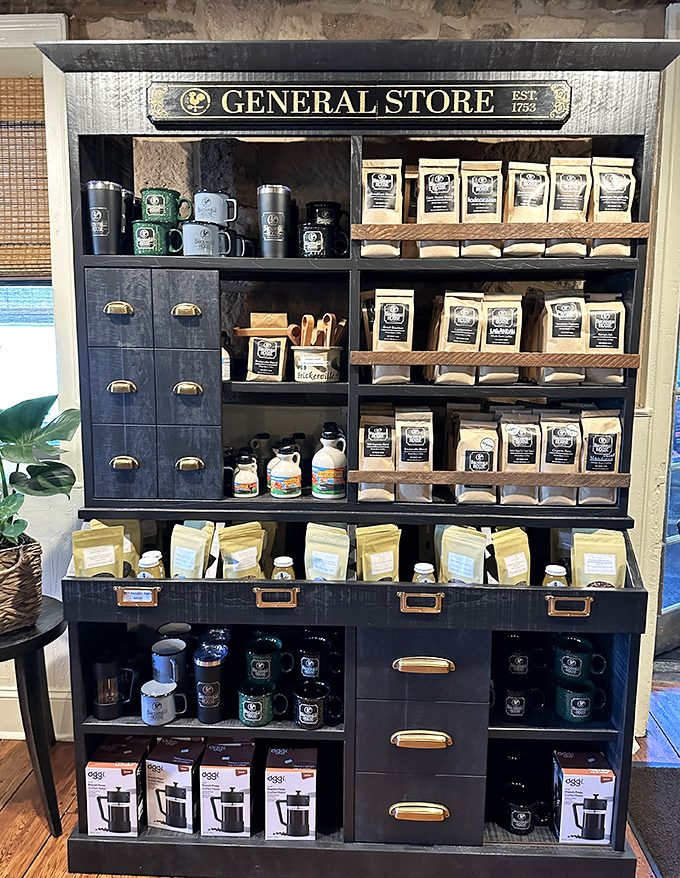 The "General Store" display isn't just merchandise &ndash; it's a time machine to when shopping was an experience and coffee came without complicated names.
