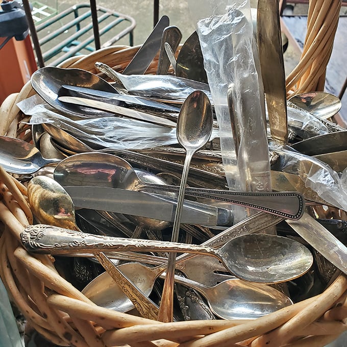 Silverware with soul&mdash;these tarnished treasures have served countless meals and are ready to bring character to your dinner table.