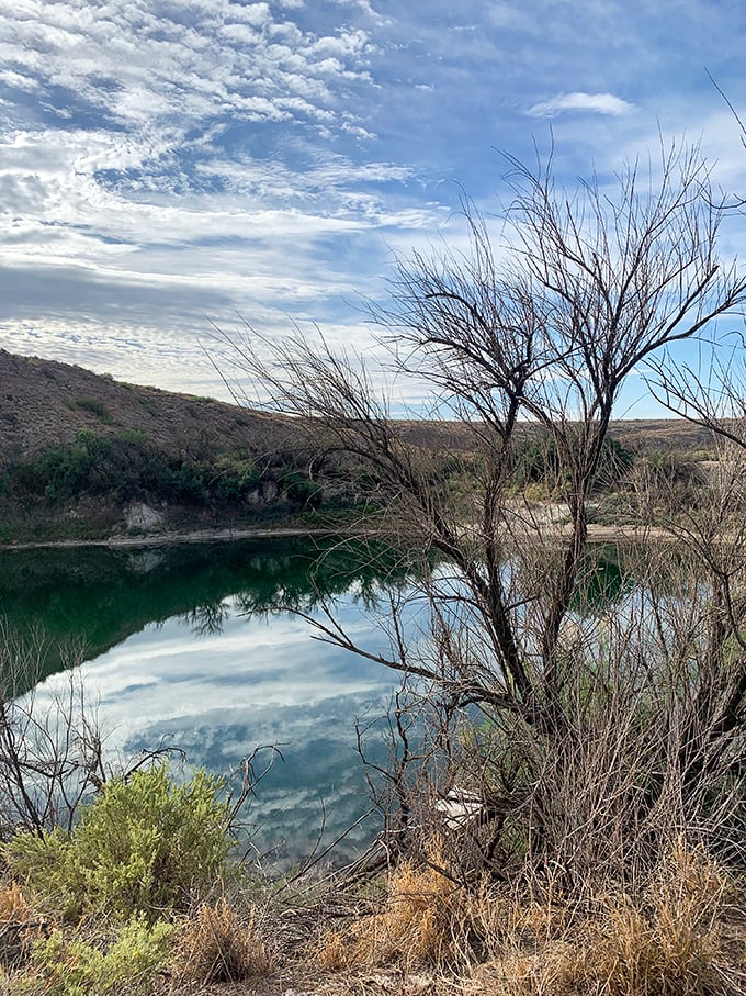 Mirror Lake living up to its name, creating optical illusions that make photographers giddy and physicists question reality.