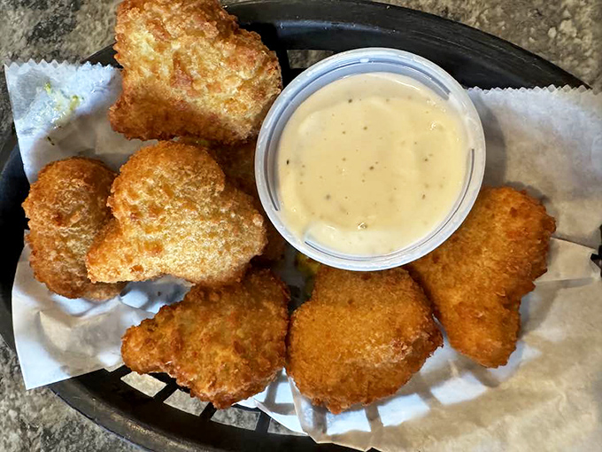 Chicken nuggets done right – crispy, golden, and ready to make your inner child do a happy dance.