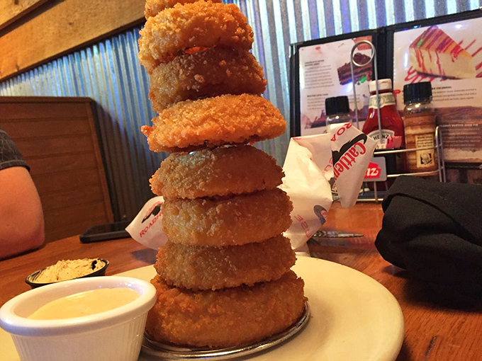 The "Tower of Onion Rings" isn't just an appetizer&mdash;it's an engineering marvel that demands respect before demolition.