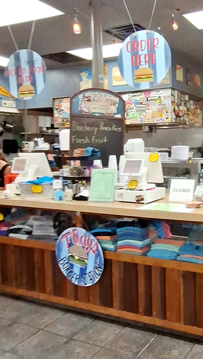 The beating heart of burger paradise, where magic happens without fanfare. No Michelin stars needed when you've got loyal customers.