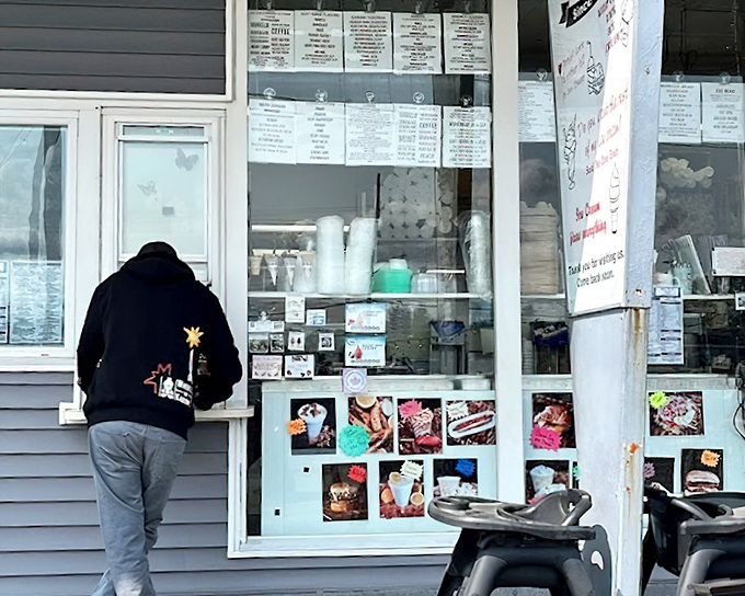Where the magic happens! This humble window has been fulfilling cravings and creating food memories for generations.